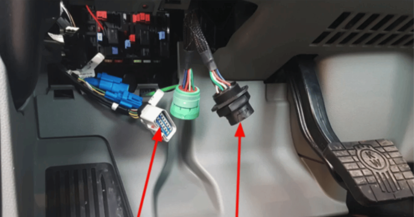 Installation Geotab - Kenworth Truck