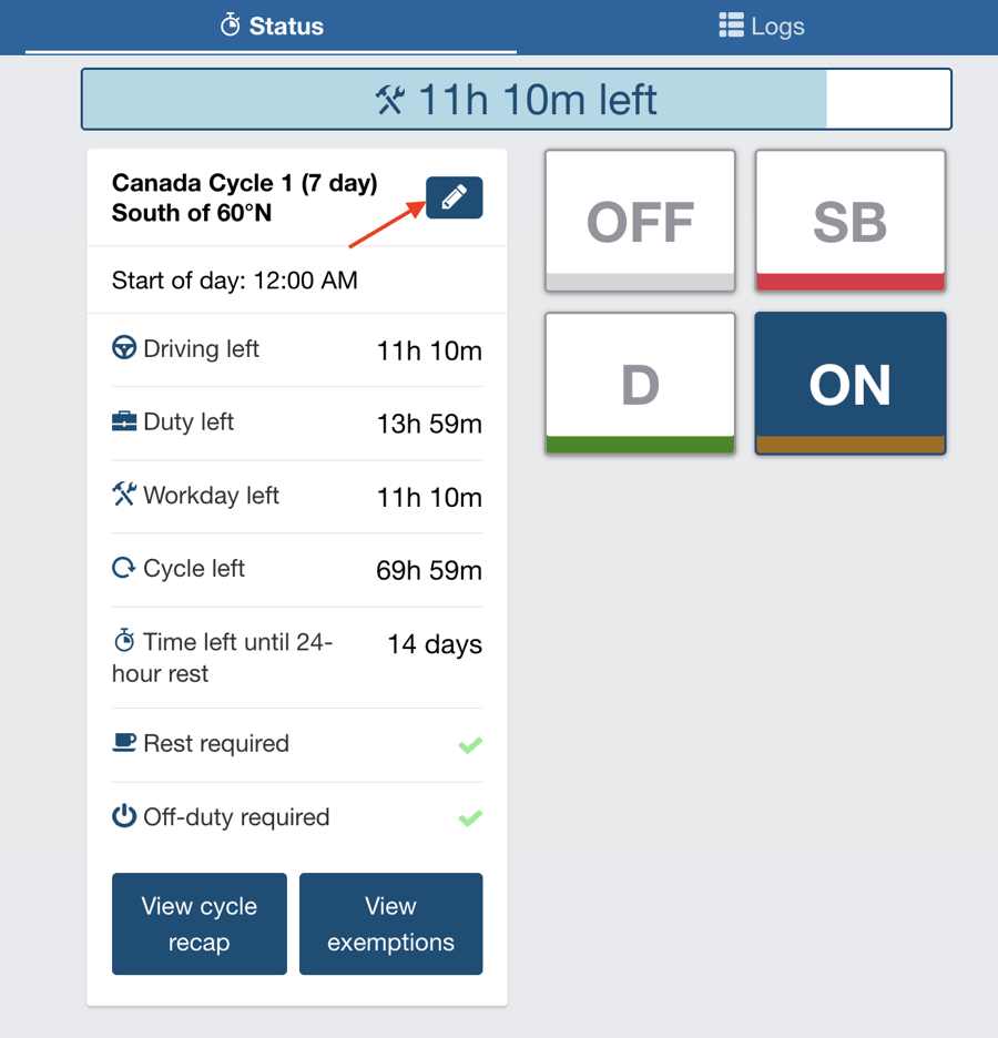 Geotab Drive: Changing Rule Sets (Cycle)